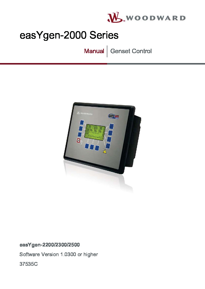 Woodward easYgen-2500-5 Genset Controller | Call Now!