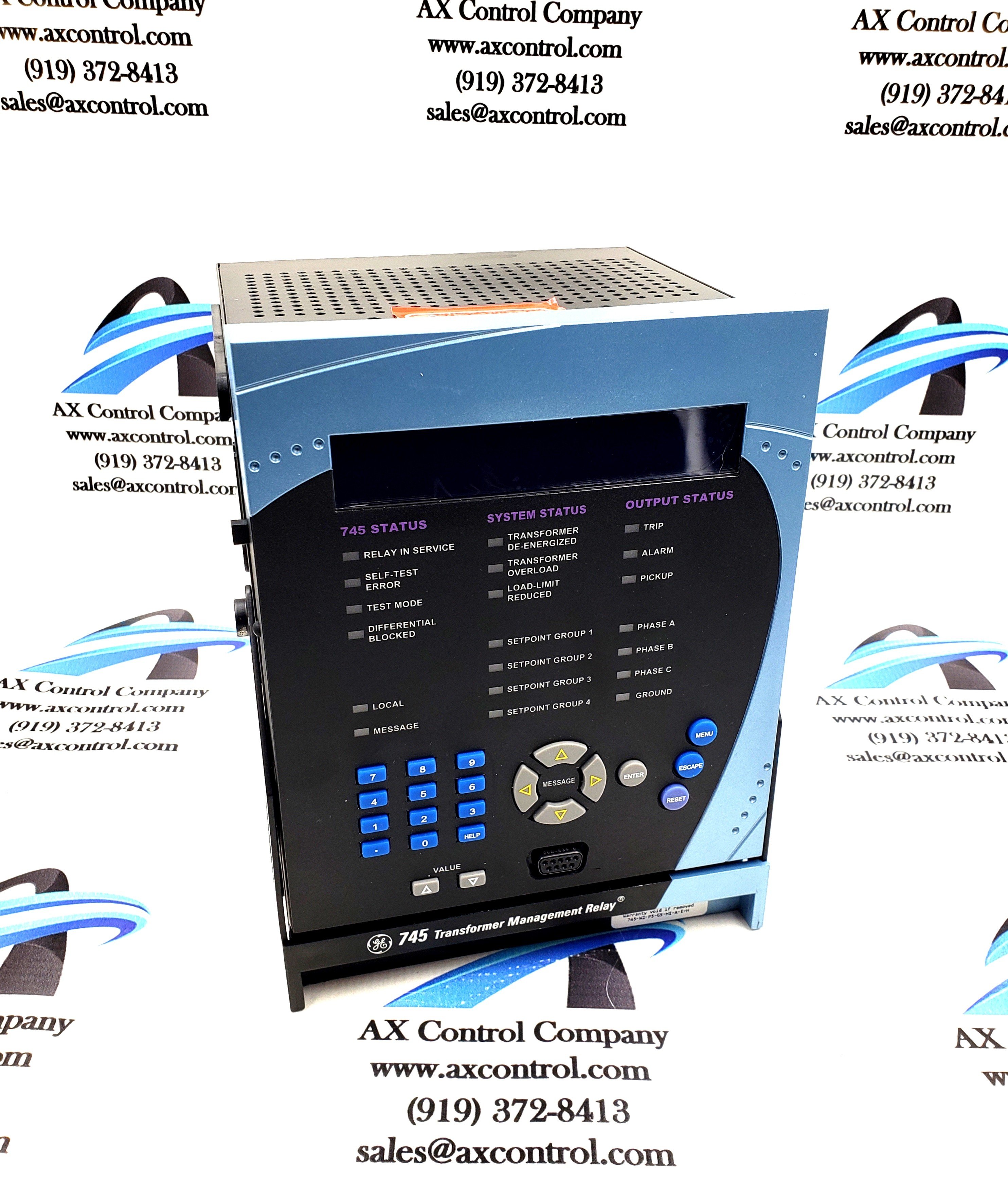 GE Multilin GE Grid Solutions Motor Management Relays, Current Distance ...