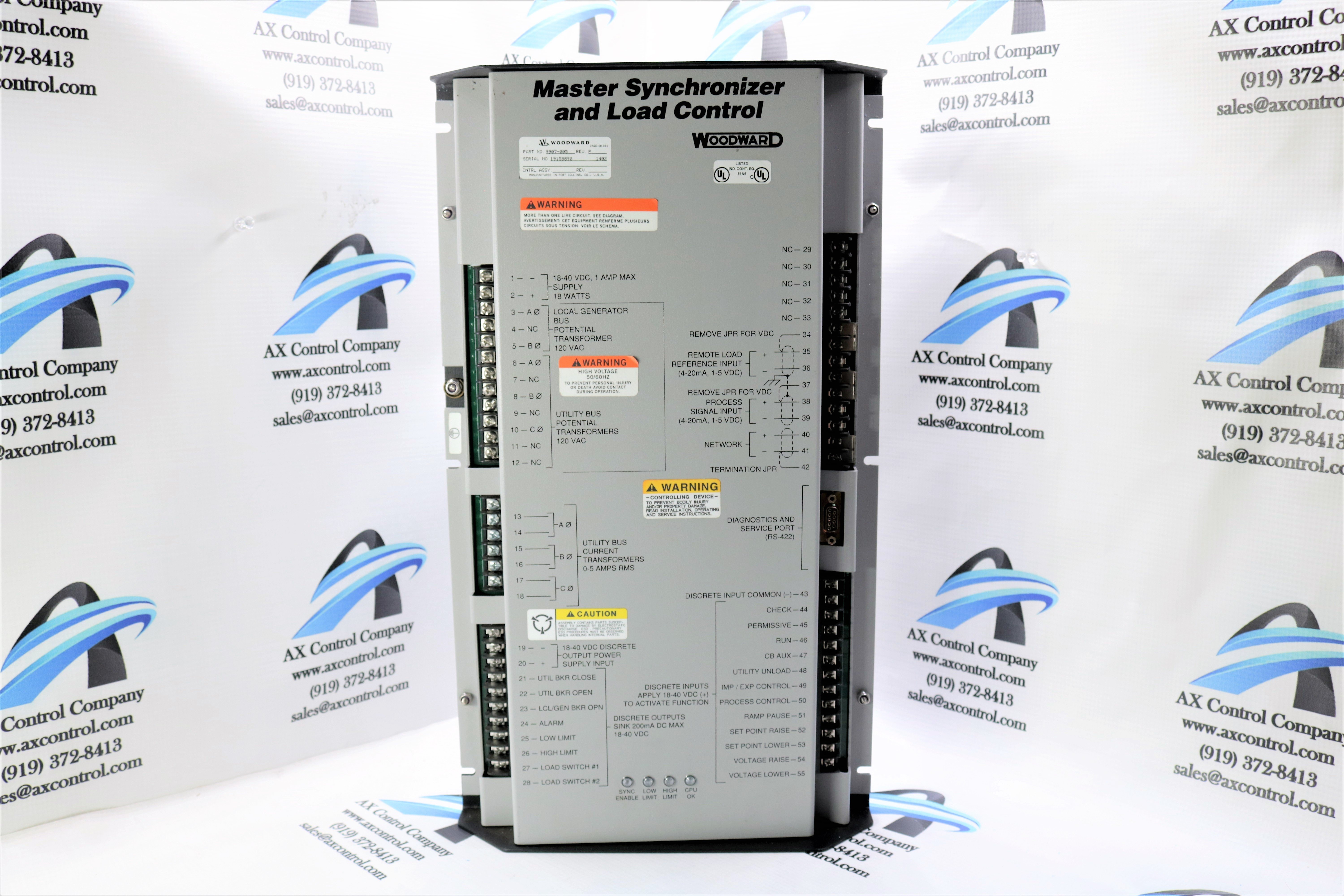 The Woodward MSLC Master Synchronizer and Load Control is a ...