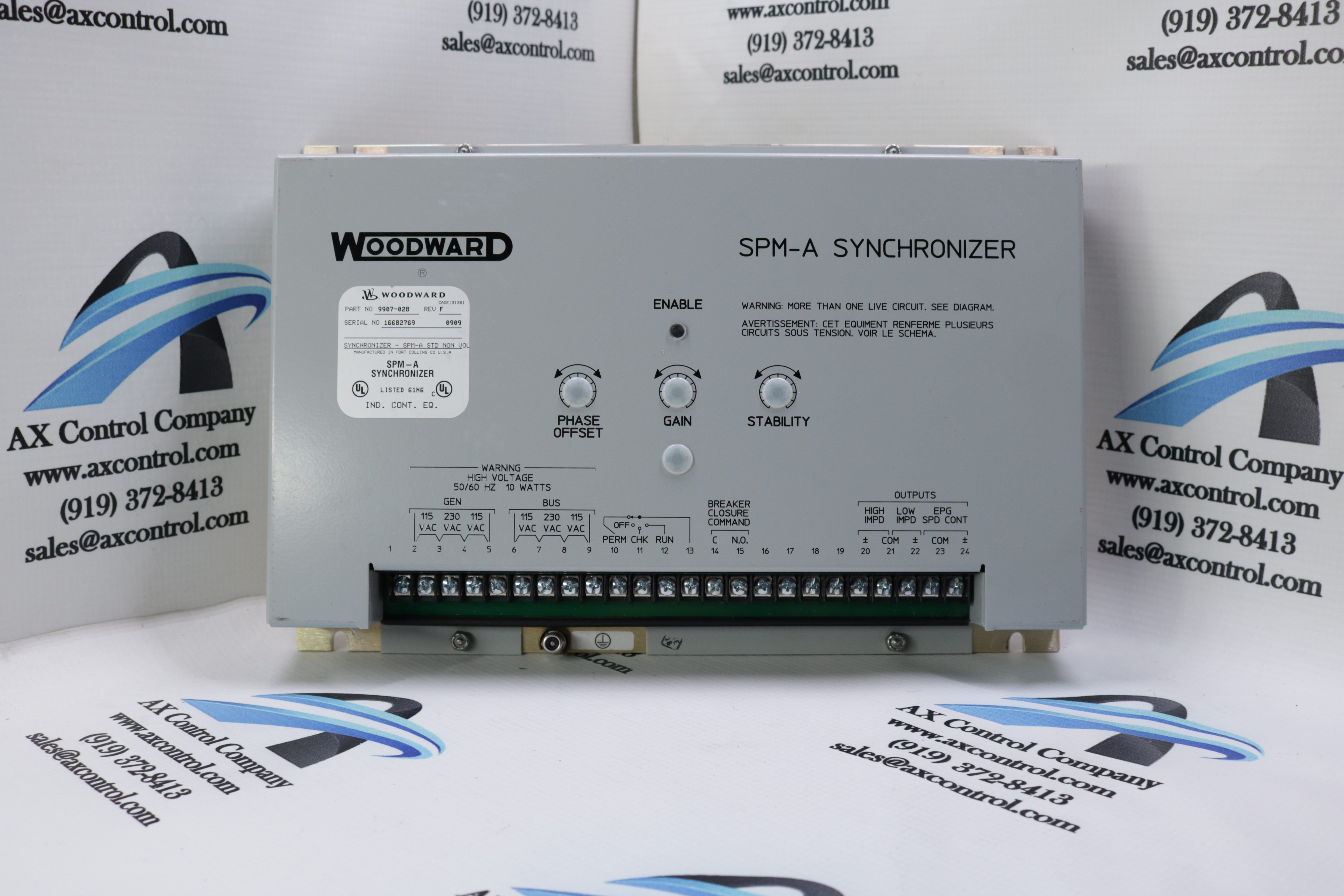 Woodward Industrial Turbomachinery Control and Protection Systems ... Woodward Industrial Turbomachinery Control and Protection Systems ...