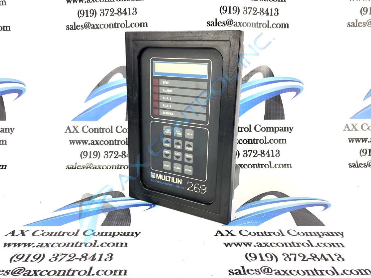 269-10C-125VDC In Stock! GE Multilin 269 Motor Management Relay | Motor ...
