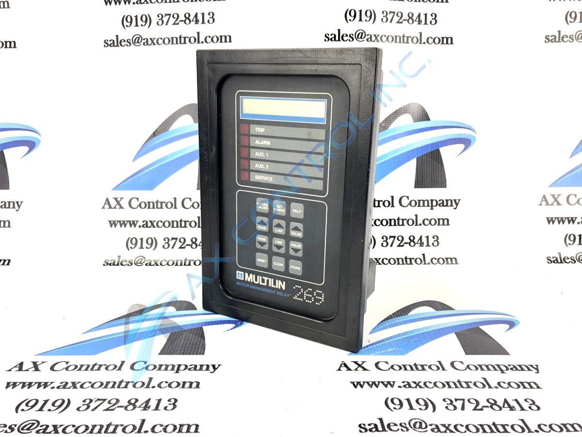 269-120N-120VAC In Stock! GE Multilin 269 Motor Management Relay ...