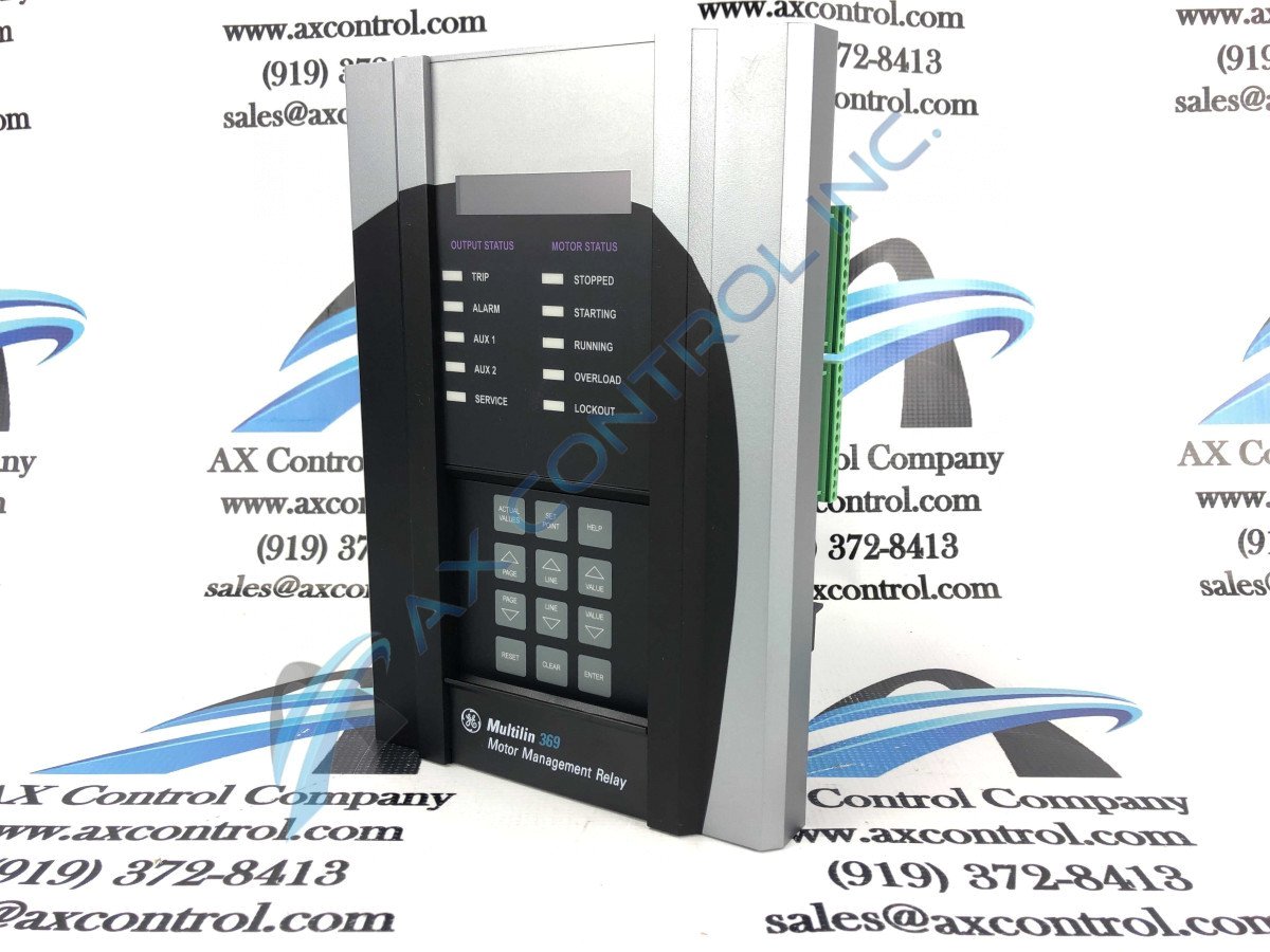 369-HI-R-M-F-0-H-E In Stock! GE Multilin 369 Motor Management Relay ...