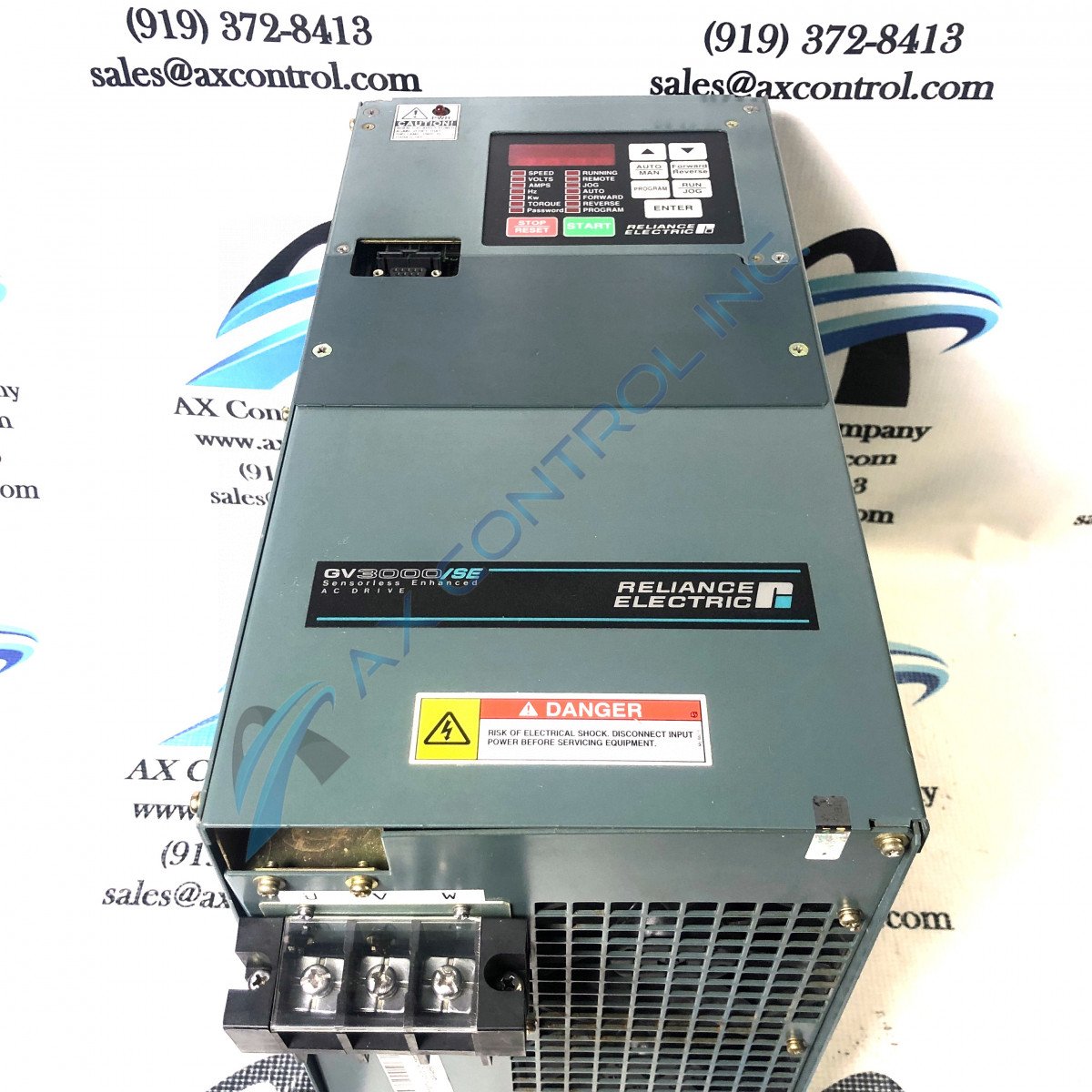 In Stock! Reliance Electric GV-3000 GV3000/SE 40HP AC VS Drive. Call Now!