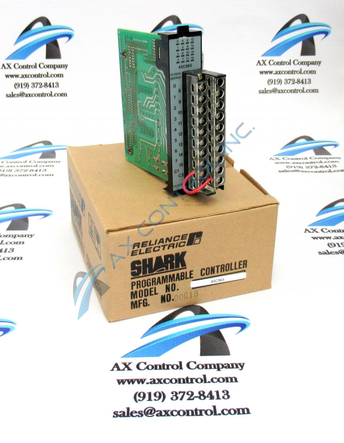 Reliance Electric 45C965 Shark XL Output Module w/ Removable Terminal