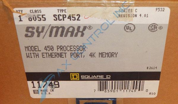 8055-SCP-453 In Stock! Square D Symax Class 8055 | Processor PLC for Symax