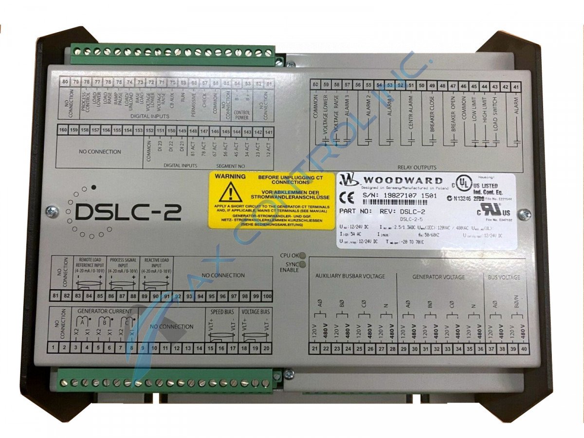 Woodward Part 8440-1978 DSLC-2. Features 1A CT Inputs. 12/24 VDC (8 to ... Woodward Part 8440-1978 DSLC-2. Features 1A CT Inputs. 12/24 VDC (8 to ...