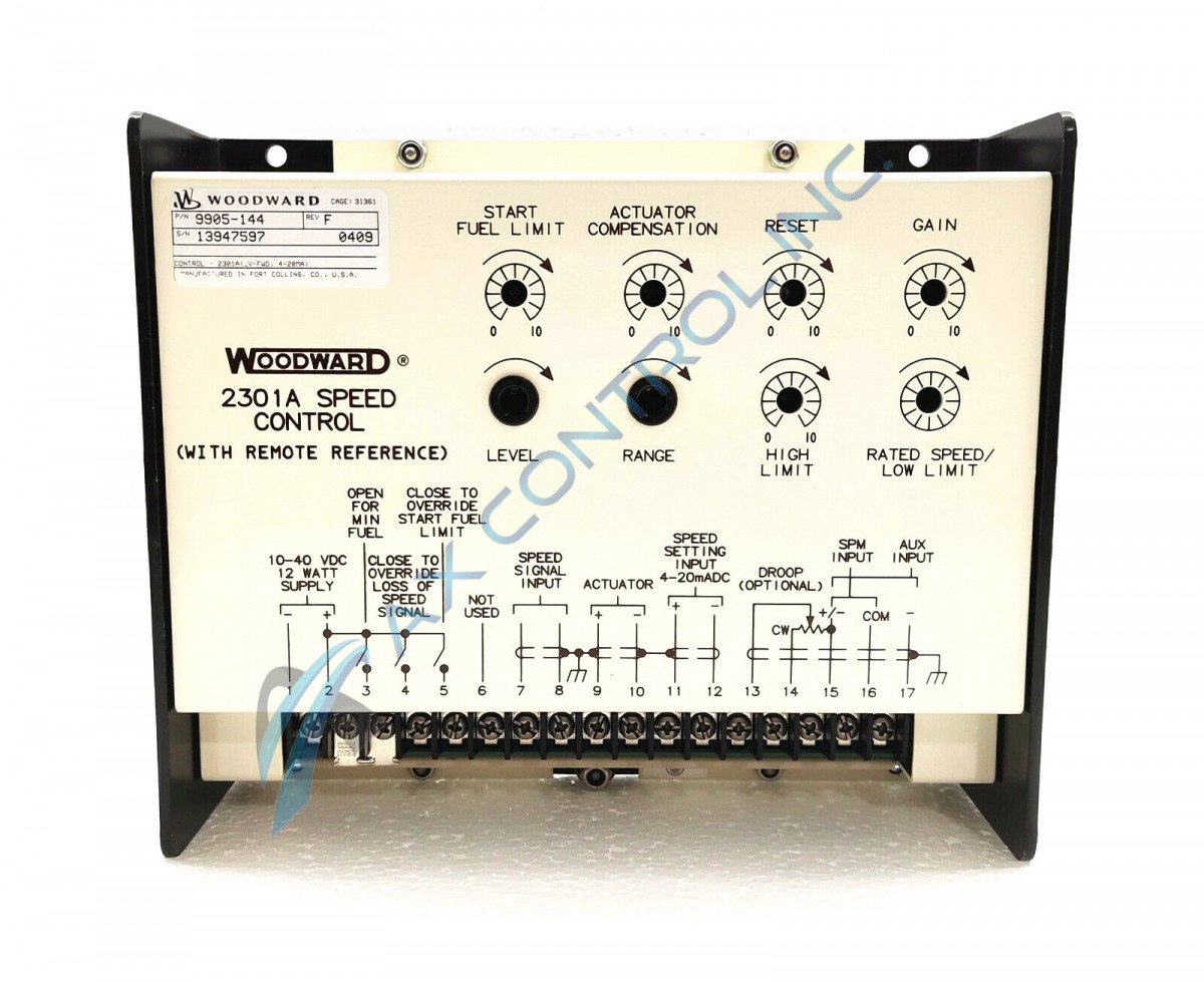 Woodward Part 9905-144 Series 2301A LSSC. Free Shipping!