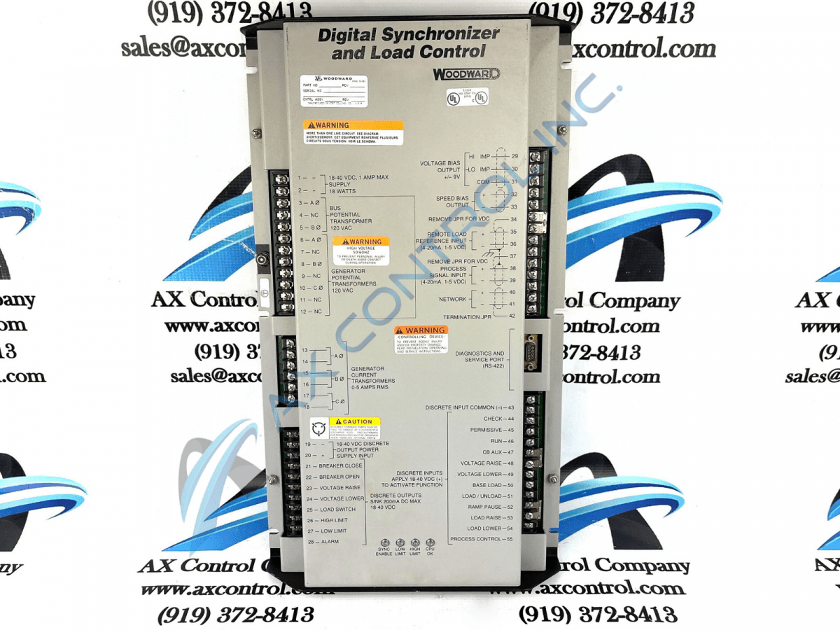 9905-373 Woodward Digital Synchronizer and Load Control 9905-373 Woodward Digital Synchronizer and Load Control