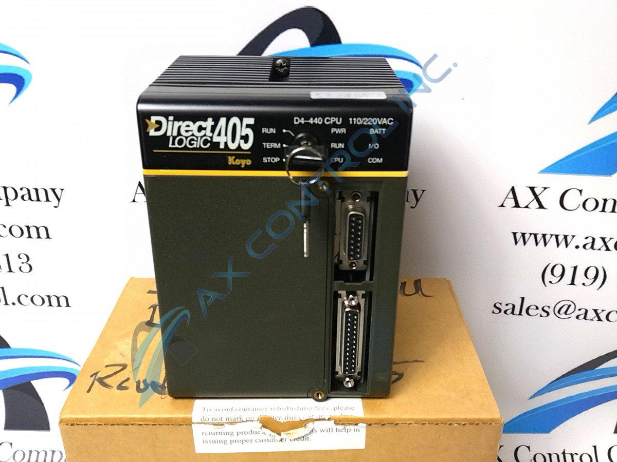 D4 440 In Stock Automation Direct Directlogic 405 The D4 440 Module Is A Cpu Produced By