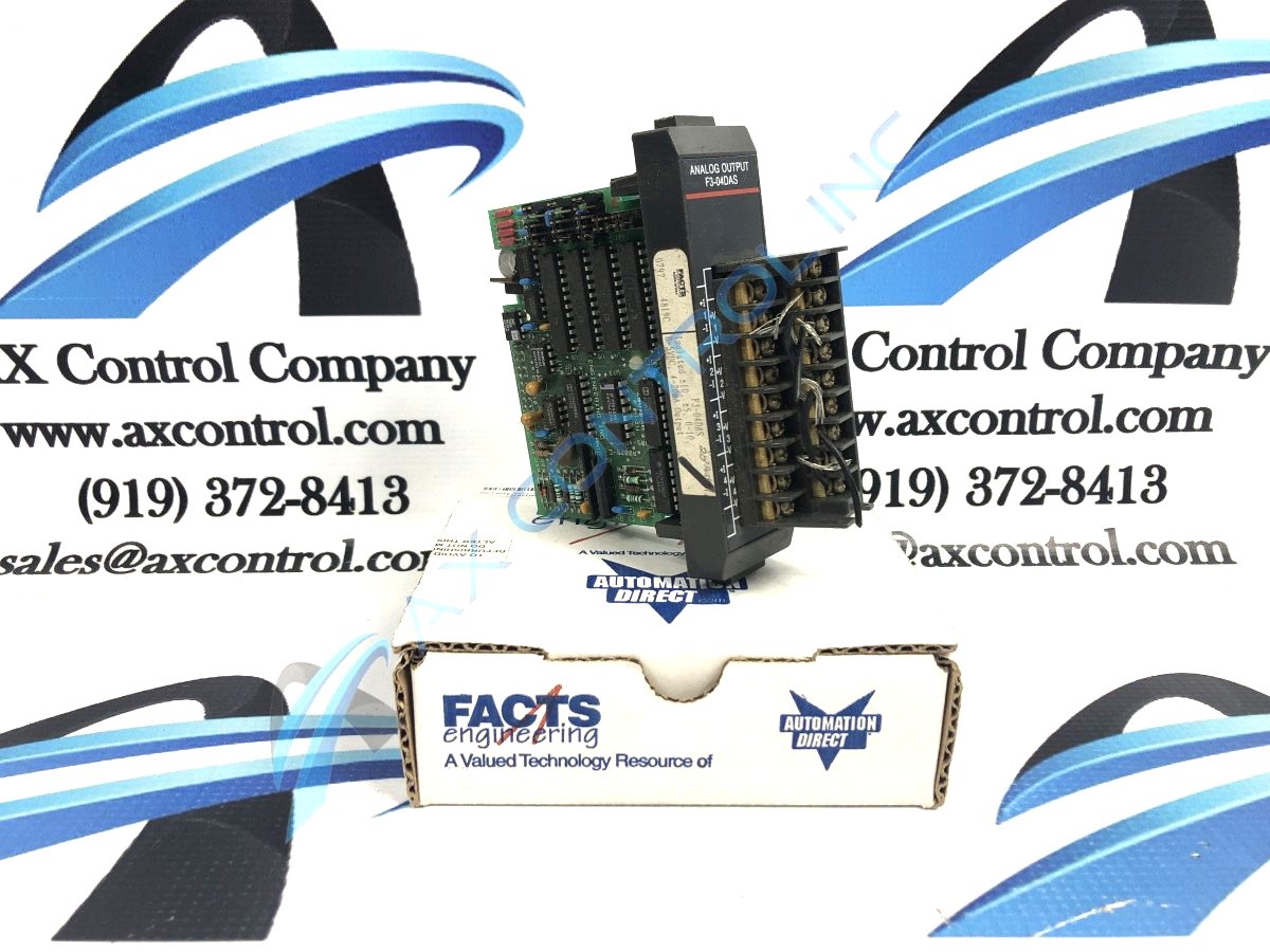 F3-04DAS In Stock! Automation Direct DirectLogic 305 | Automation Direct Facts Engineering Koyo ...