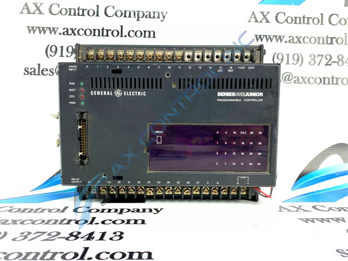 IC609SJR124 In Stock! GE Fanuc PLC Series One Jr. | Junior Controller ...