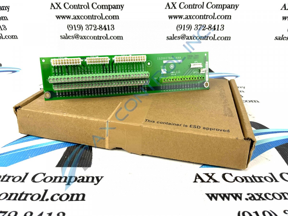 TERMINAL PCB DIRECT CURRENT DRIVE GENERAL ELECTRIC MARK VI