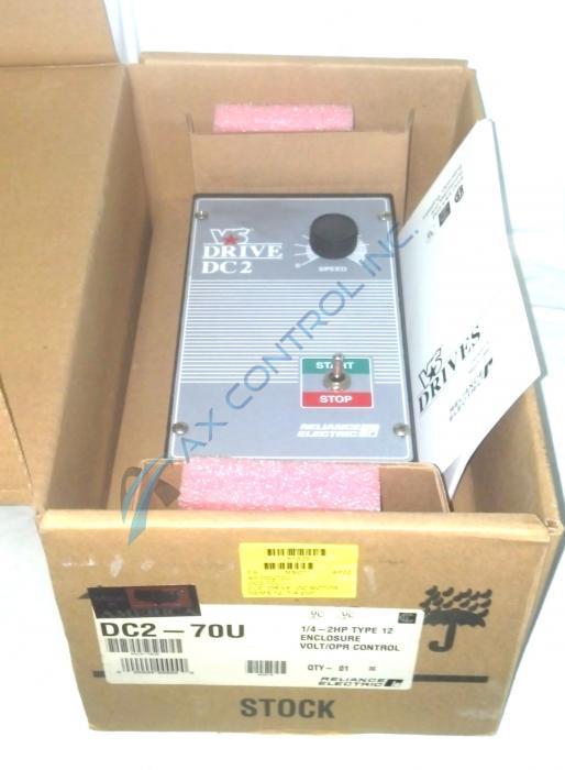 Reliance Electric Rockwell DC2-70U Motor Control Drive with Start/Stop ...