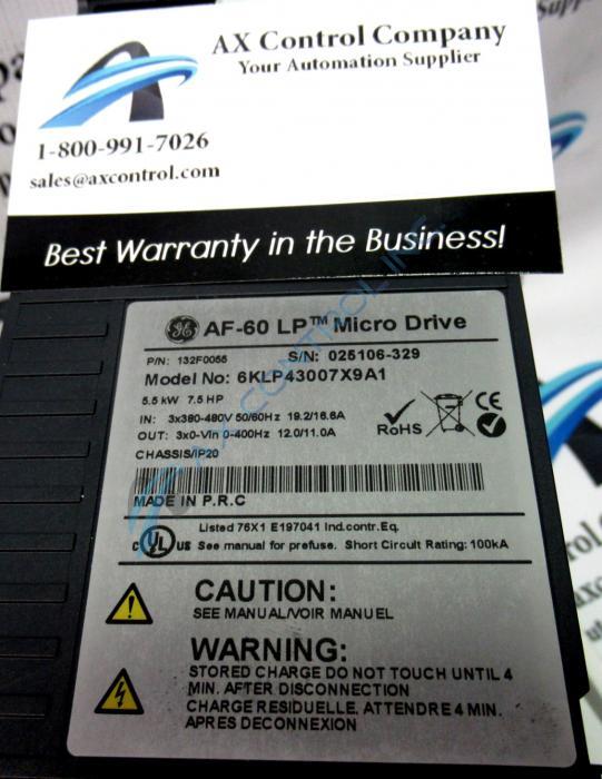 6KLP43007X9A1 In Stock! GE Drives AF-60 LP Drives | LP 60 Micro Phase Drive