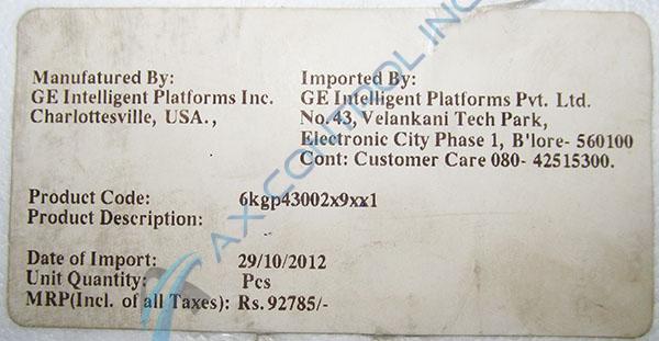 6KGP43002X9XXXA1 In Stock! GE Drives AF-650 GP Drives | 1.5kW/2HP ...