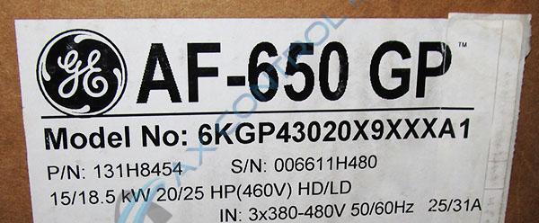 6KGP43020X9XXXA1 In Stock! GE Drives AF-650 GP Drives | 3-Phase 15kW ...