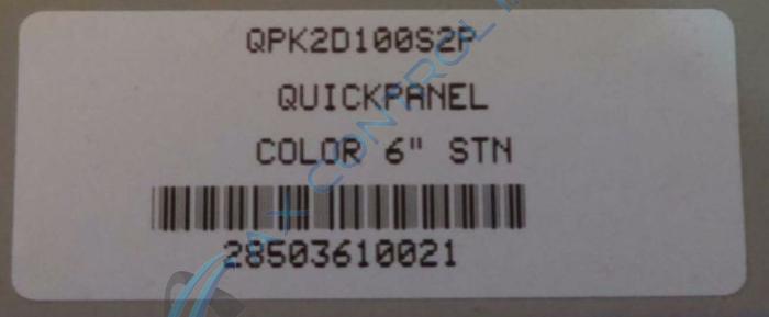 QPK2D100S2P In Stock! GE Fanuc PLC QuickPanel | QuickPanel Jr. HMI ...
